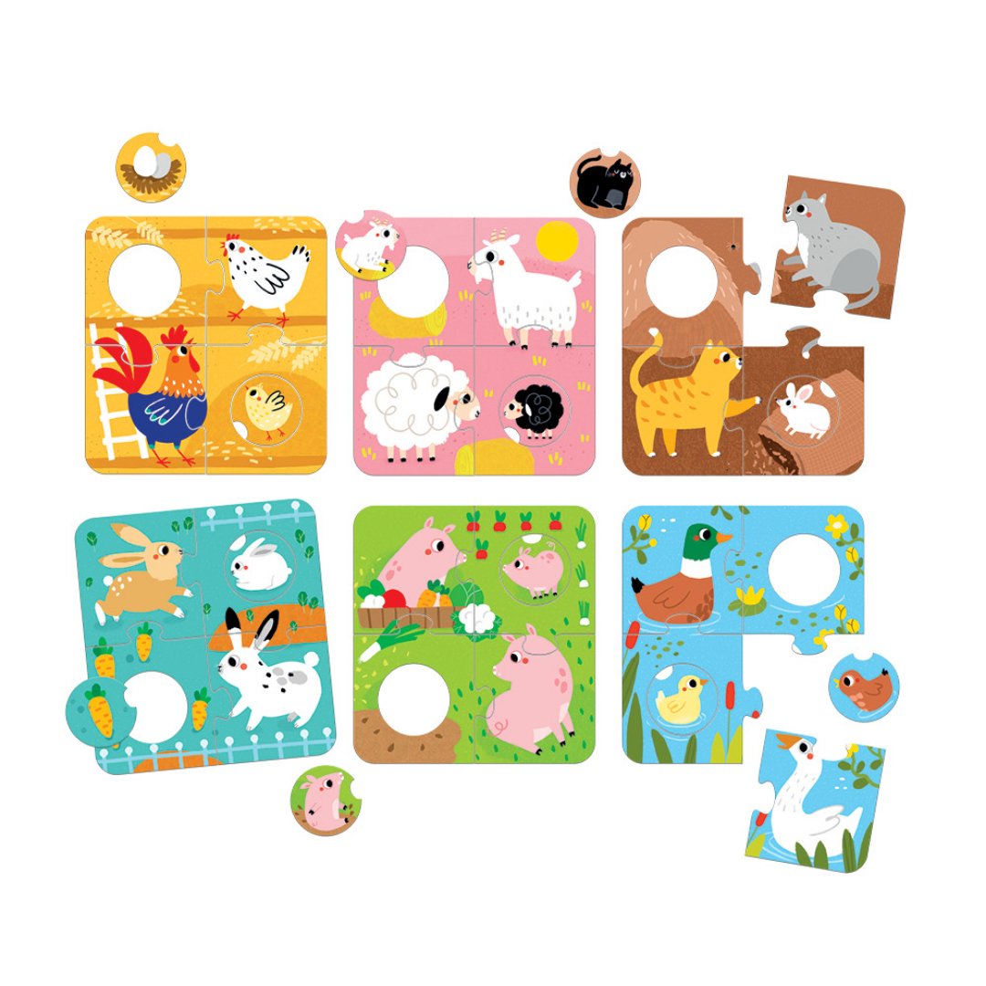 Match the Farm Animals Puzzles – GG's Children's Boutique
