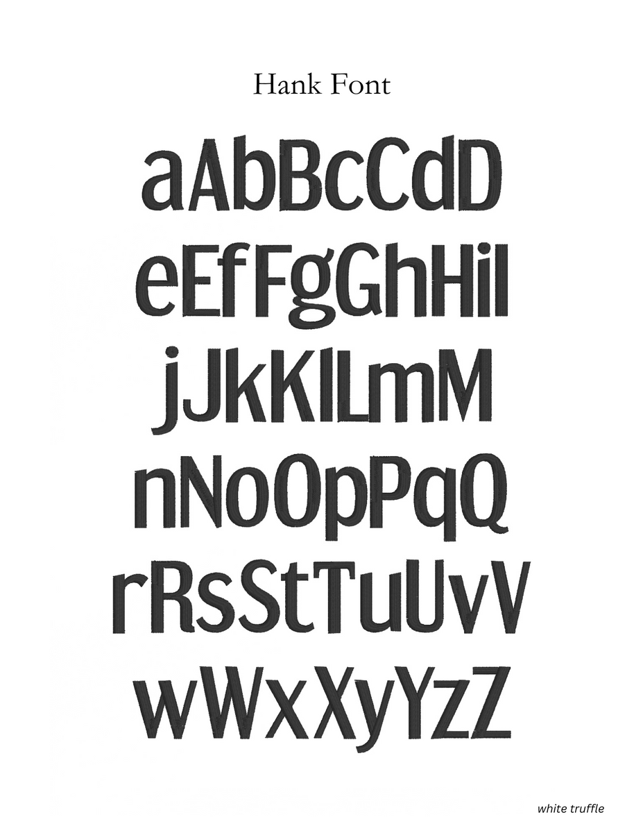 Hank Font – GG's Children's Boutique