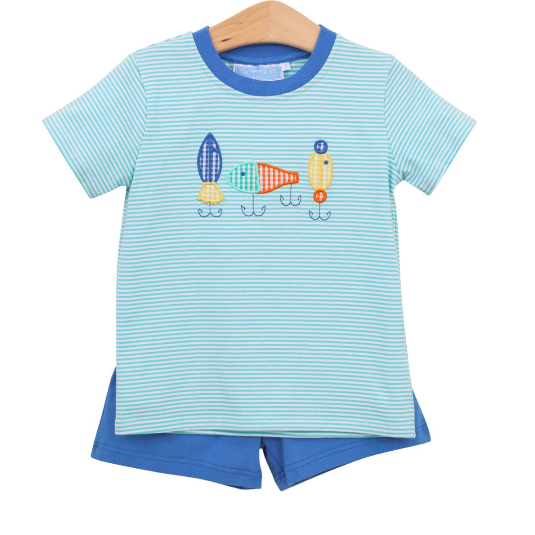 Fishing Lures Short Set – GG's Children's Boutique