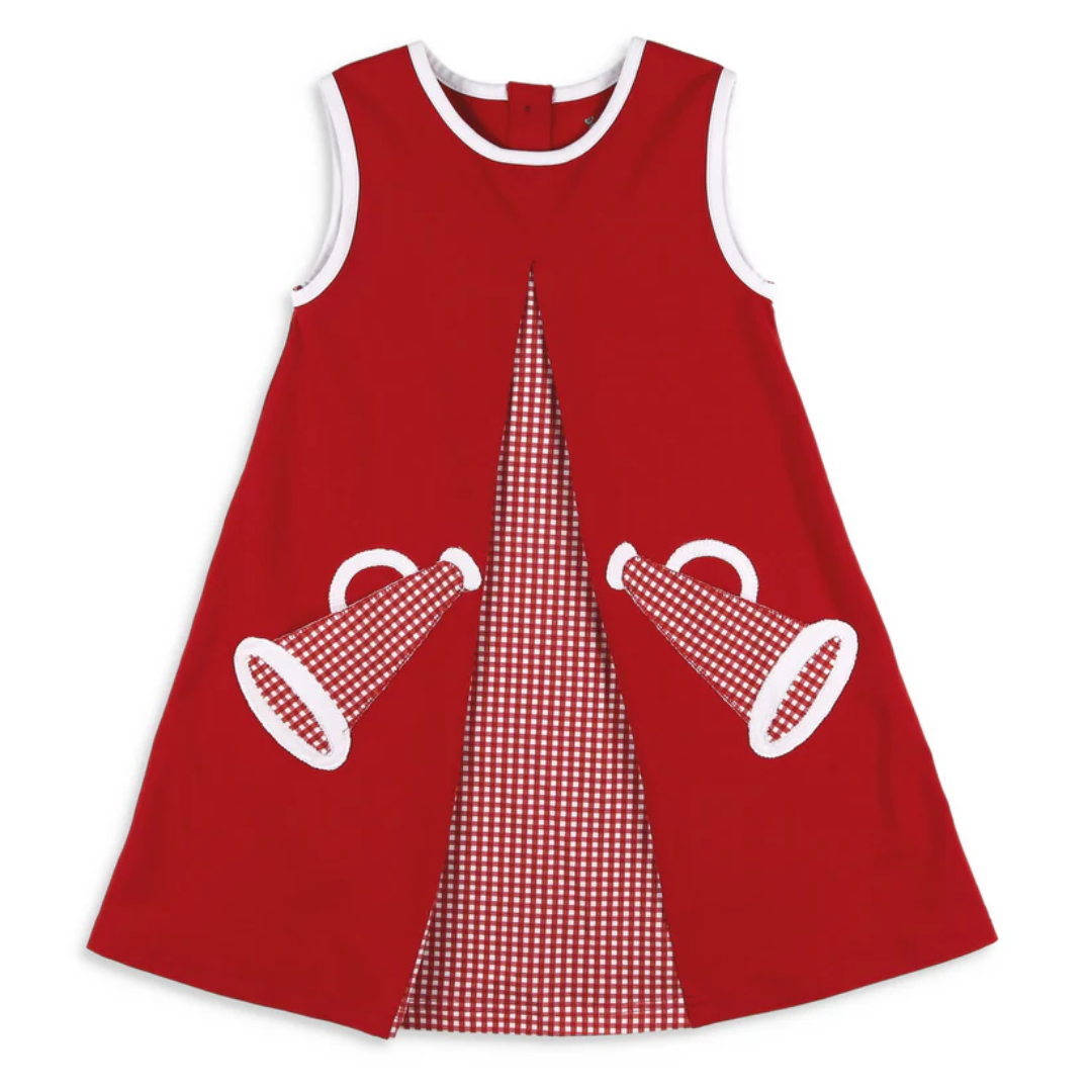 Maroon Rah Rah Dress – GG's Children's Boutique