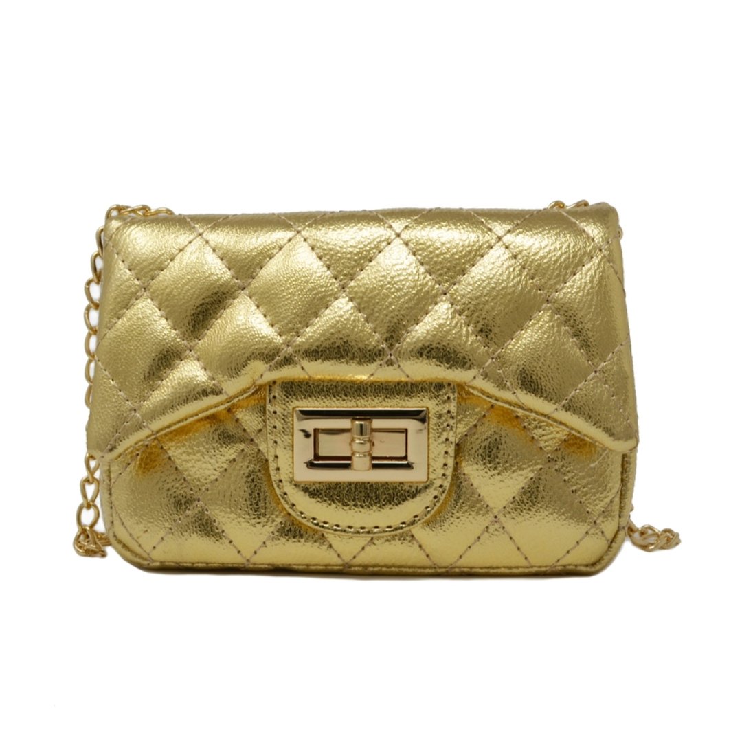 Gold Metallic Classic Mini Purse – GG's Children's Boutique