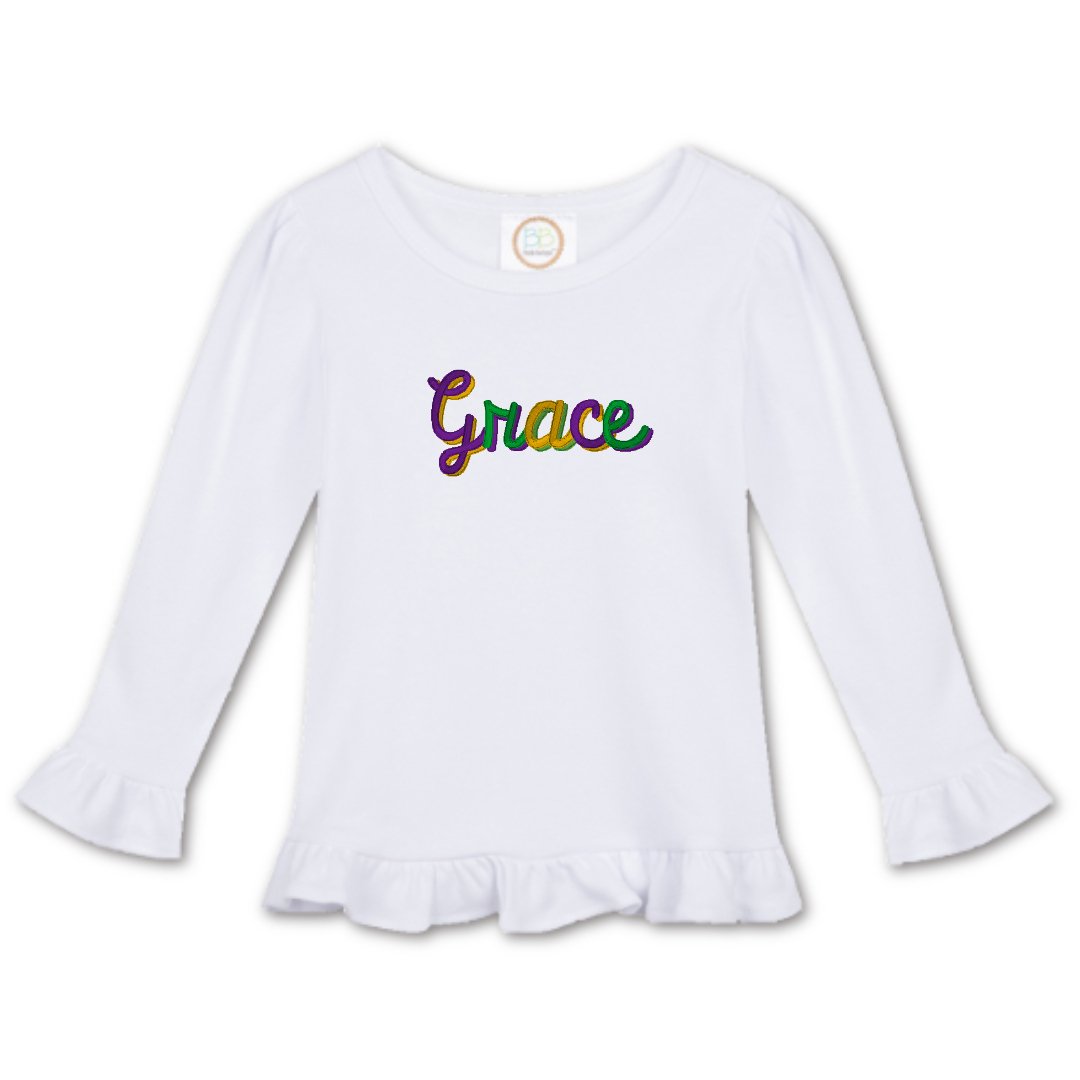 Grace Multi Color Script Font – GG's Children's Boutique