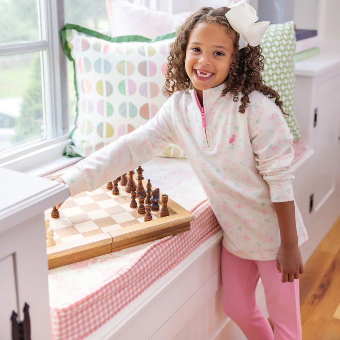 Mitzy Sue Slacks - Hamptons Hot Pink – GG's Children's Boutique