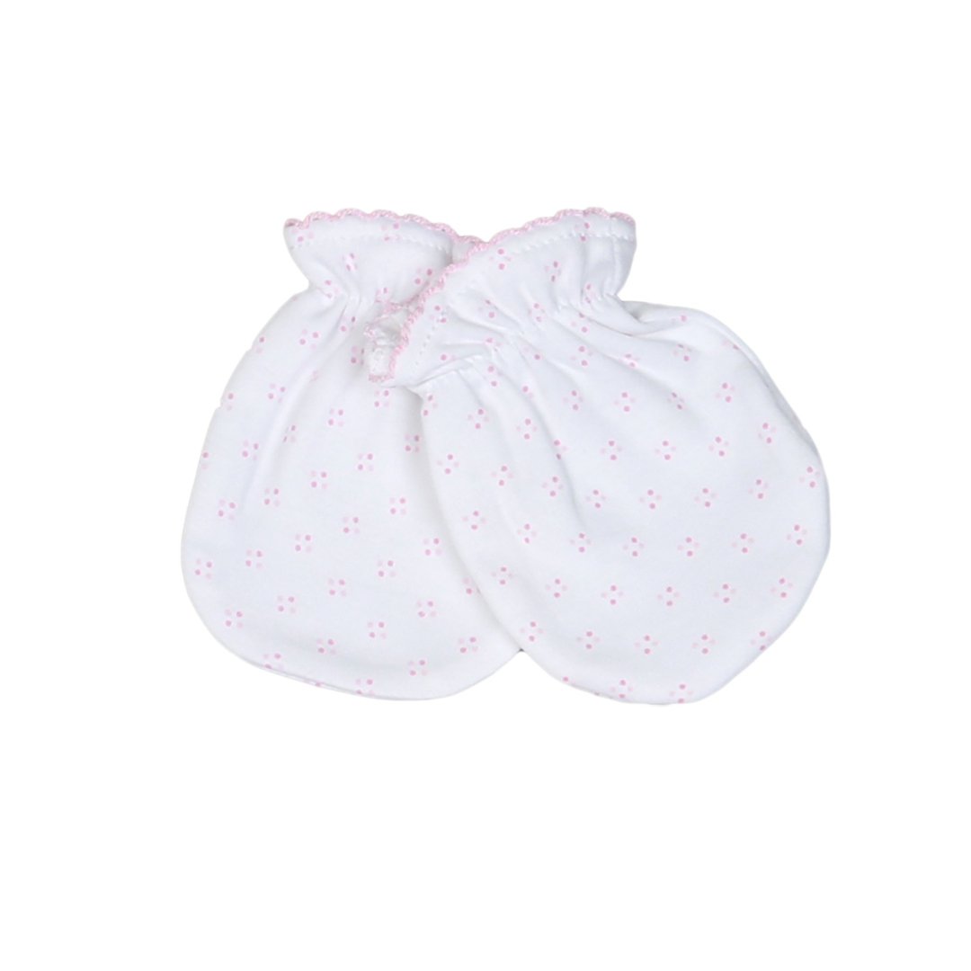 Pink Dot Pima Mittens – GG's Children's Boutique