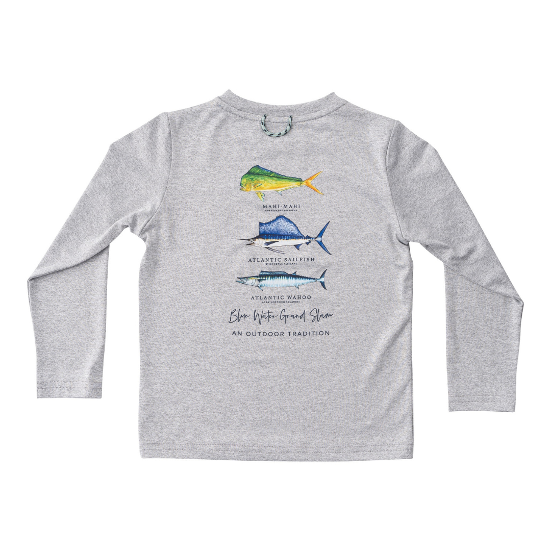 Triple Fish Long Sleeve Performance Shirt – GG's Children's Boutique