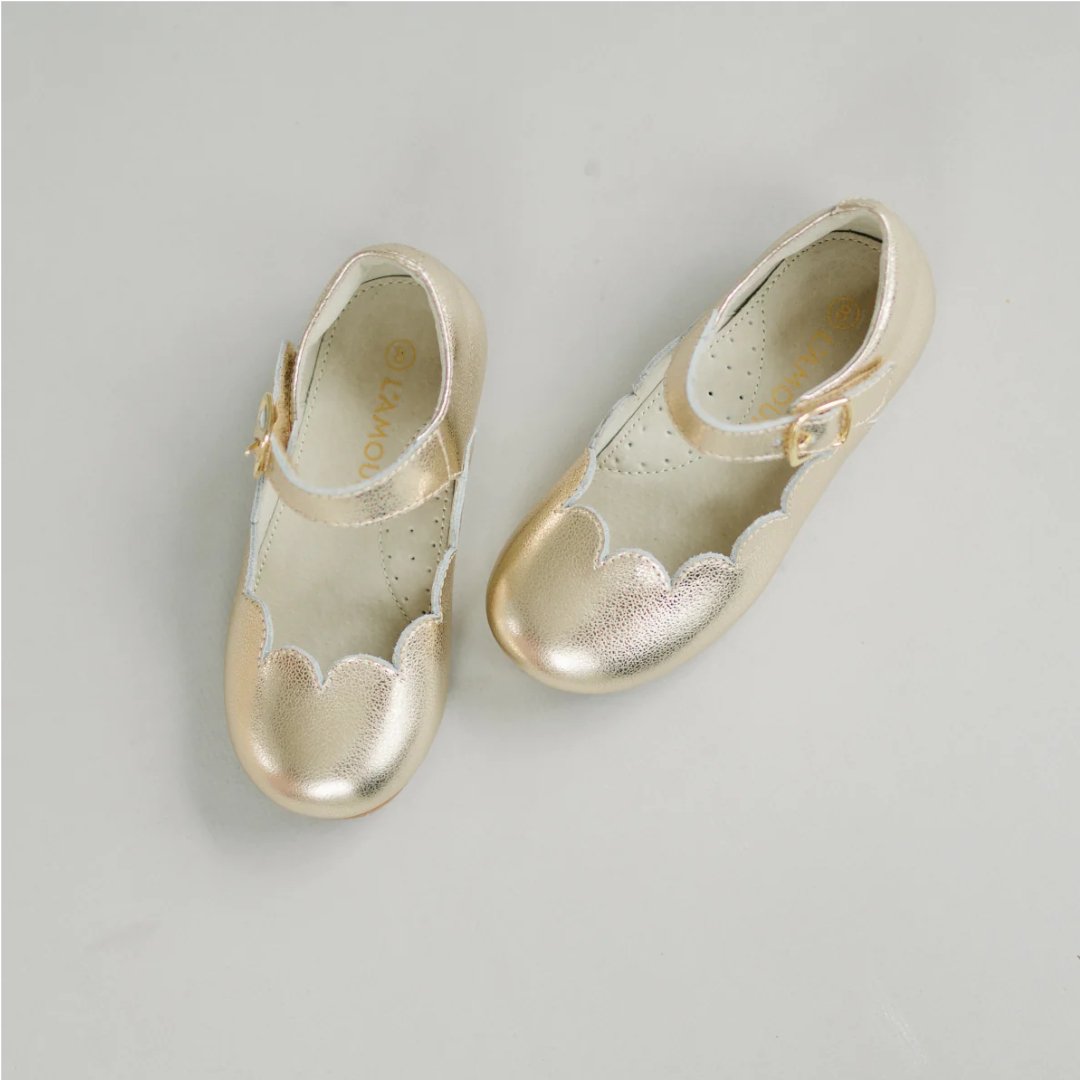 Sonia Scalloped Flat – GG's Children's Boutique