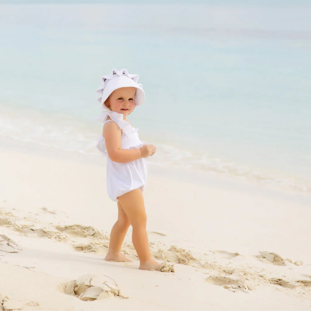 St. Bart's Bubble Bathing Suit - Worth Avenue White – GG's Children's ...