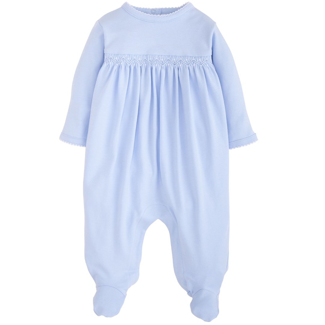 Welcome Home Layette Footie - Blue – GG's Children's Boutique